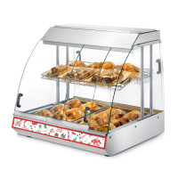 CB EVB 076 SELF 2R Self-service hot counter display case with indirect ...
