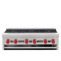 American Range ARHP-36-6 - Six Burner Gas Hot Plate - 192,000 BTU ...