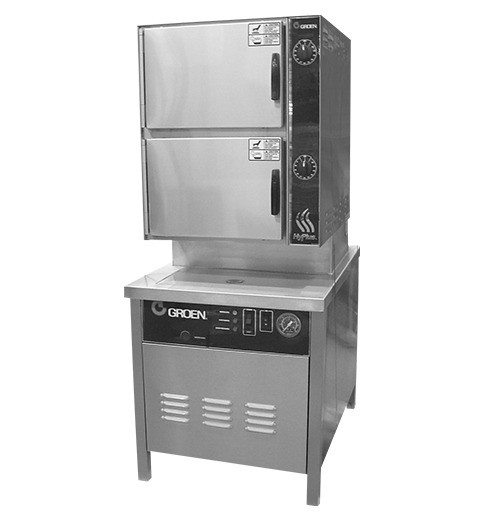 Groen HY-6G 6 Pan Gas Convection Steamer - 2 Compartments - Halls ...