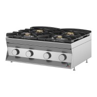 Counter top 4 burners gas hob - Halls International - Specialists in ...