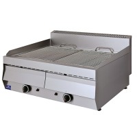 Virtus gas water grill, tabletop, 2 zones - Halls International ...